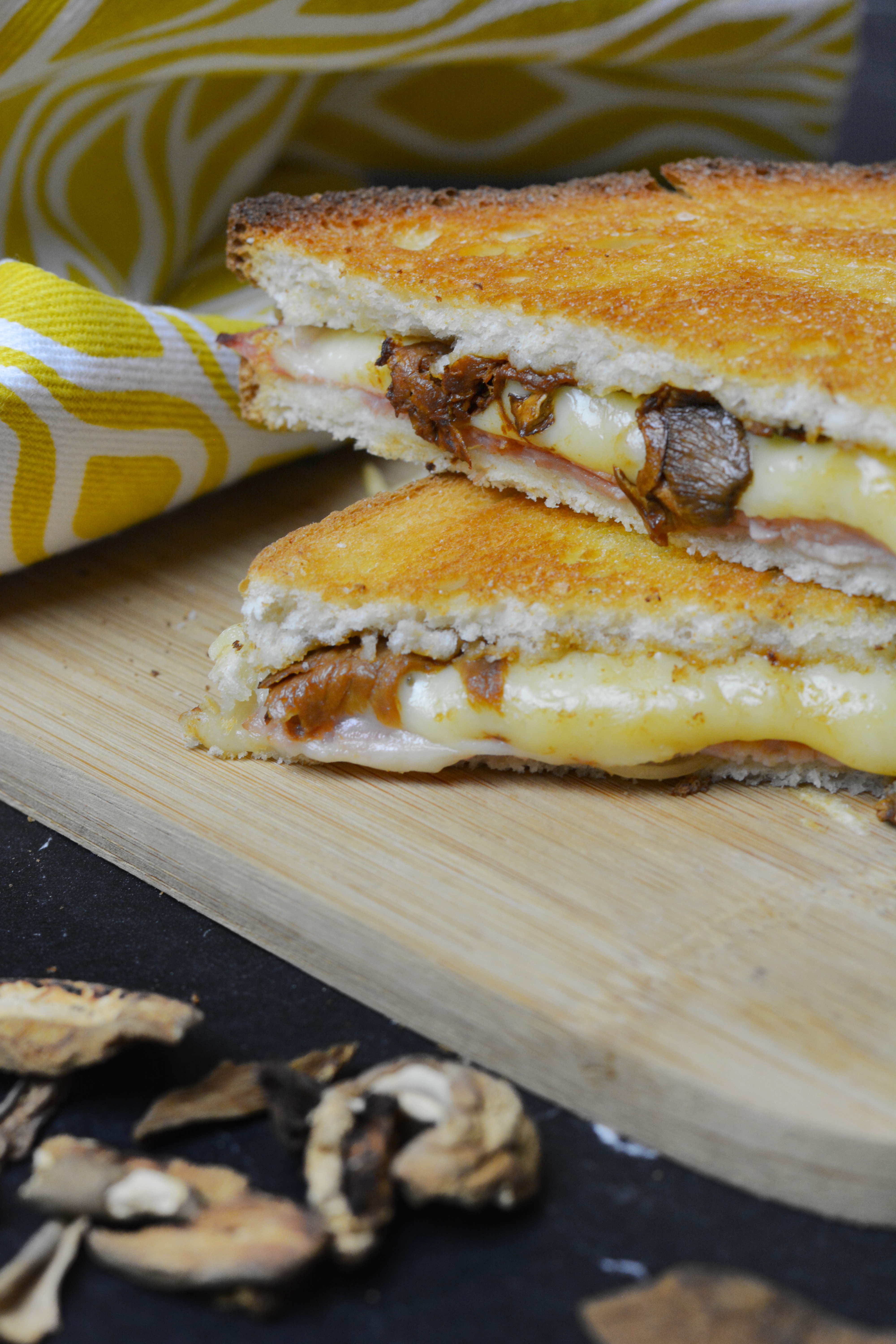 Croque monsieur aux champignons – Par amour des bonnes choses